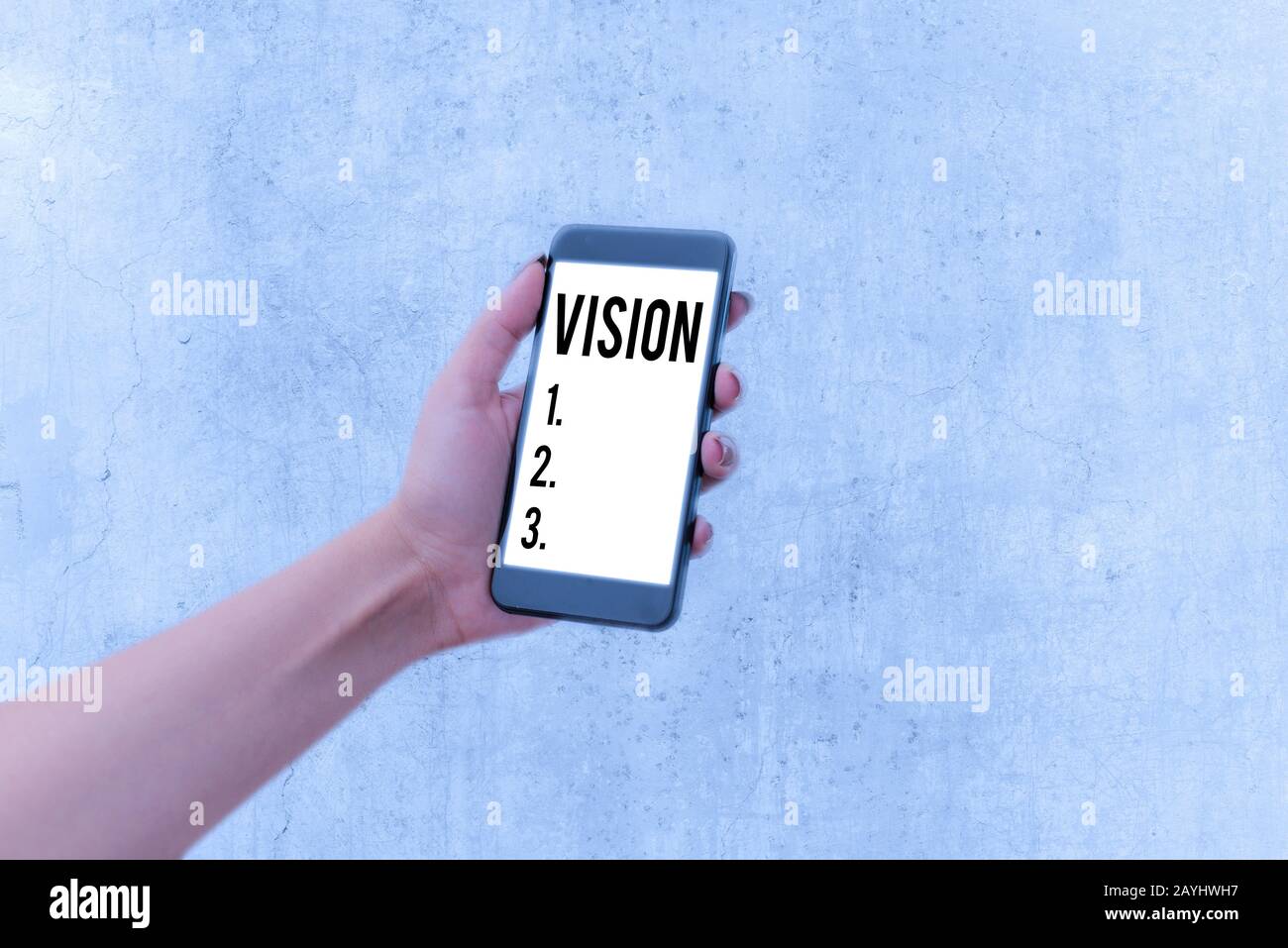 Handwriting text Vision. Conceptual photo ability to think about or ...