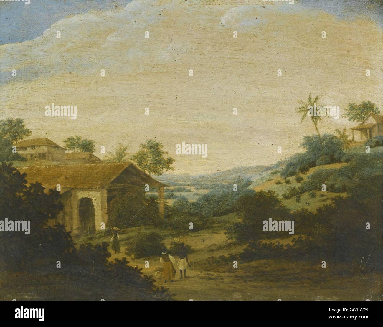 Frans Post - Paisagem no Brasil, c. 1663 Stock Photo - Alamy