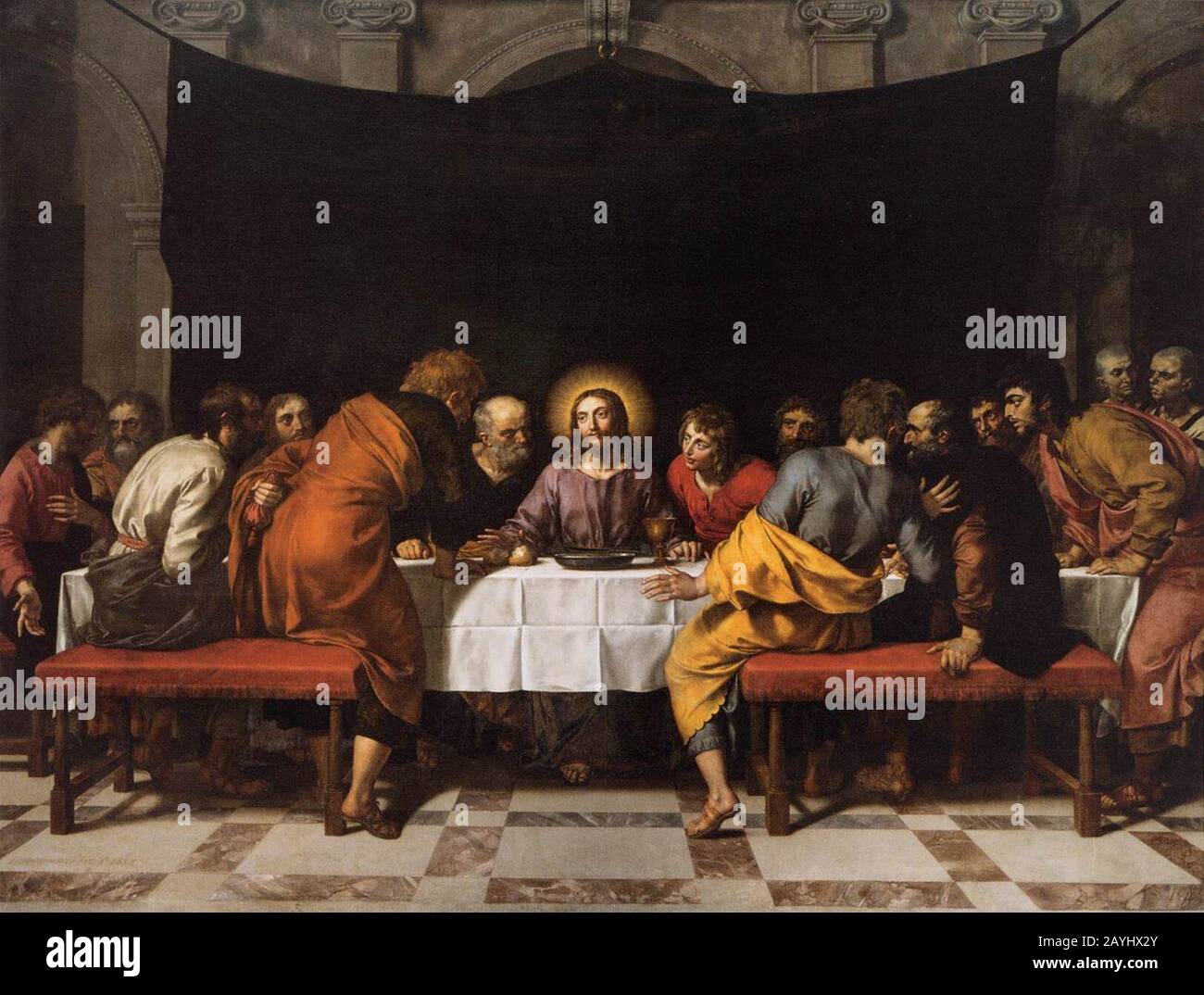 Frans Pourbus (II) - The Last Supper Stock Photo - Alamy