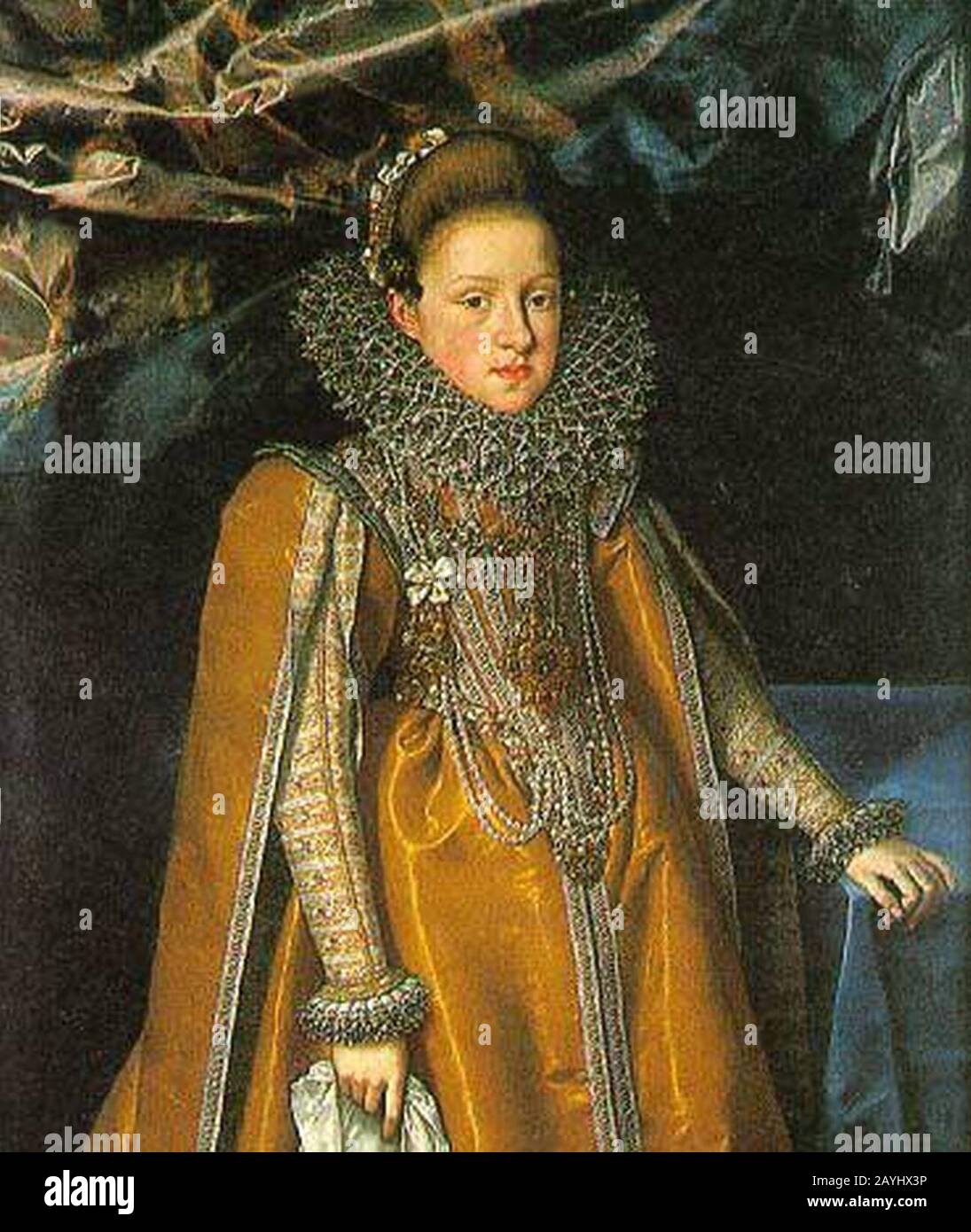 Frans Pourbus (II) - Portrait of Maria Magdalena of Austria Stock Photo ...