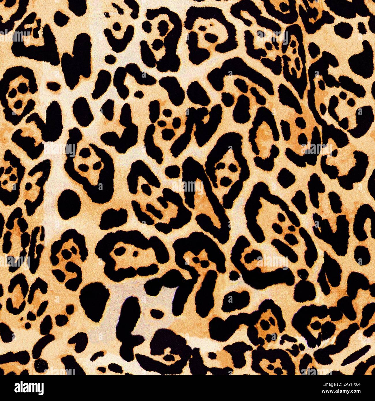 leopard skin texture seamless pattern Stock Photo - Alamy
