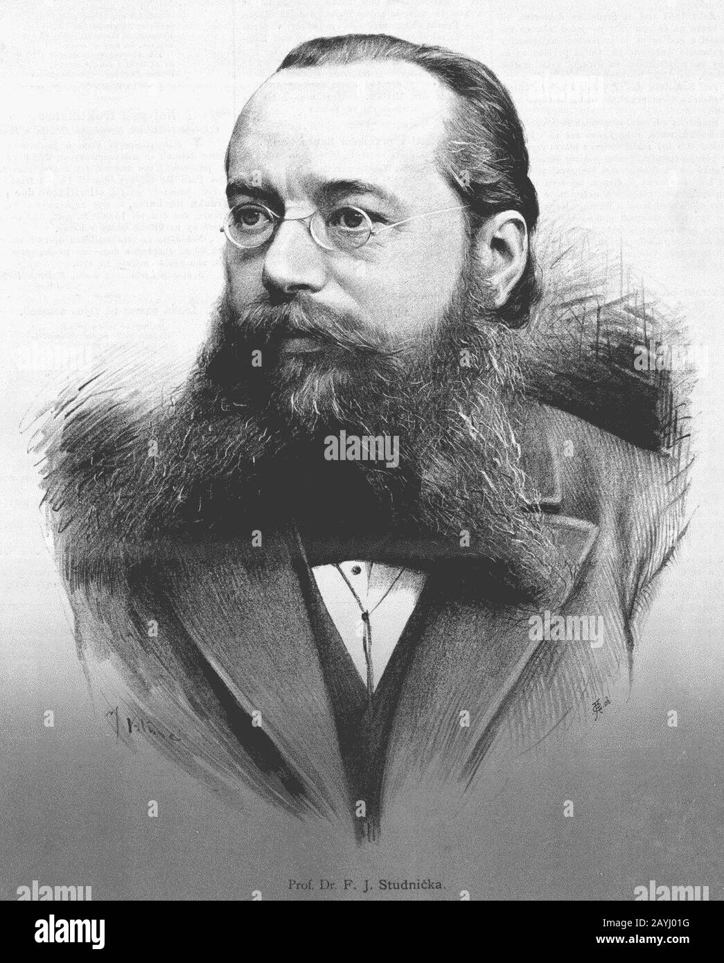 Frantisek Josef Studnicka Vilimek Stock Photo - Alamy