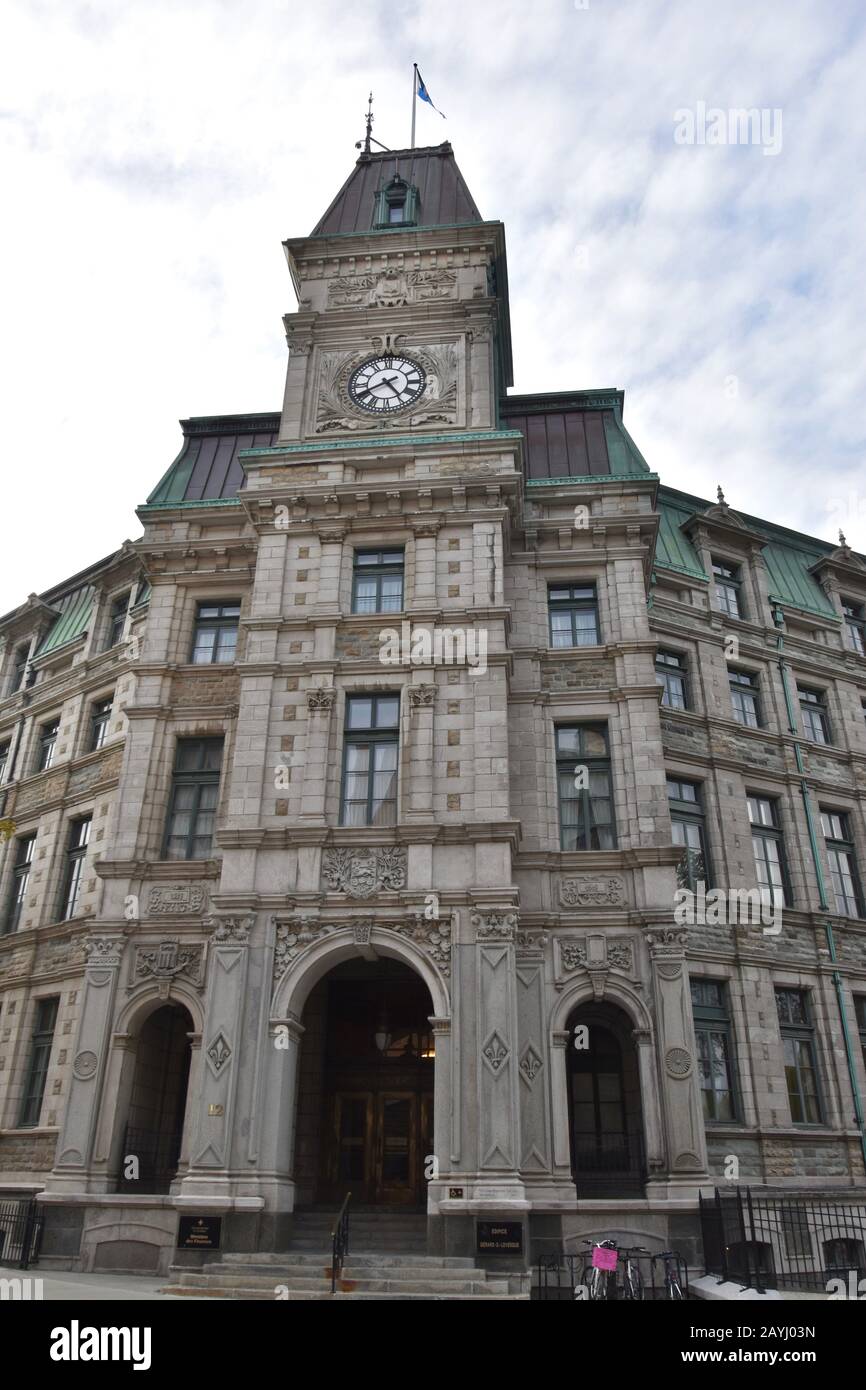 Sights around Quebec City, the capitol of Quebec, Canada Stock Photo ...