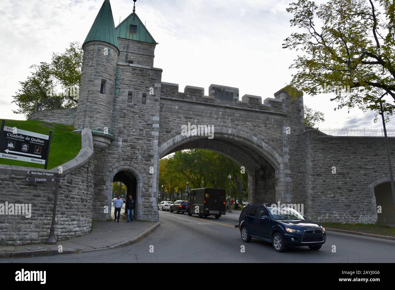 The Gates of Quebec City, one of the only walled cities in North ...