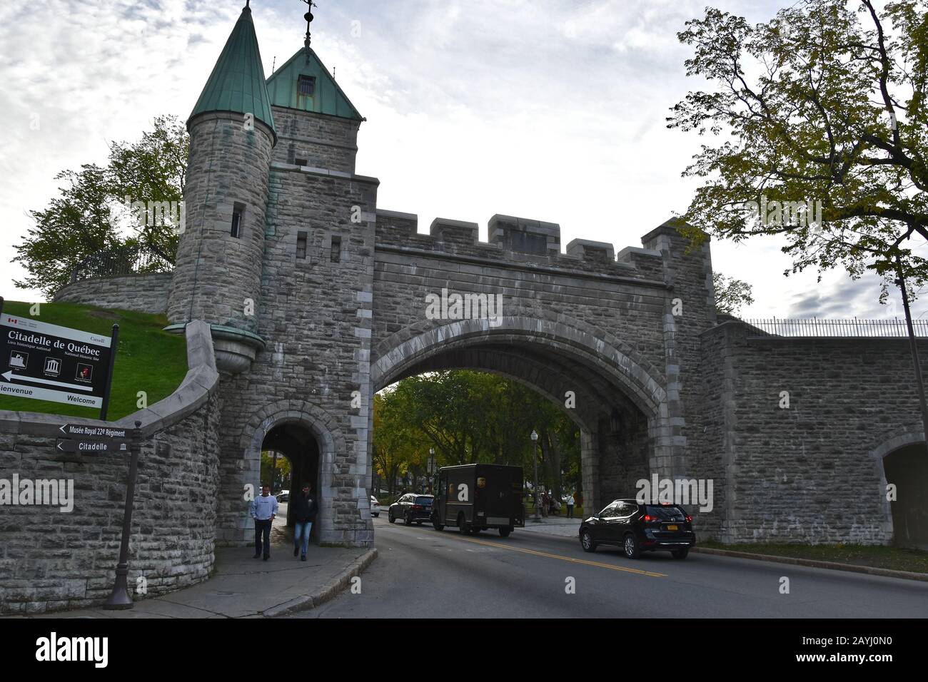 The Gates of Quebec City, one of the only walled cities in North ...