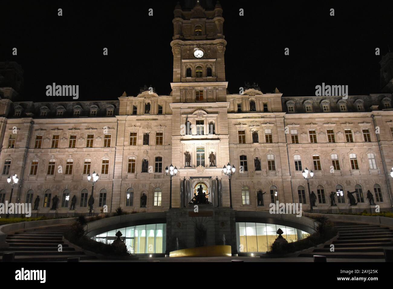 Sights around Quebec City, the capitol of Quebec, Canada Stock Photo ...