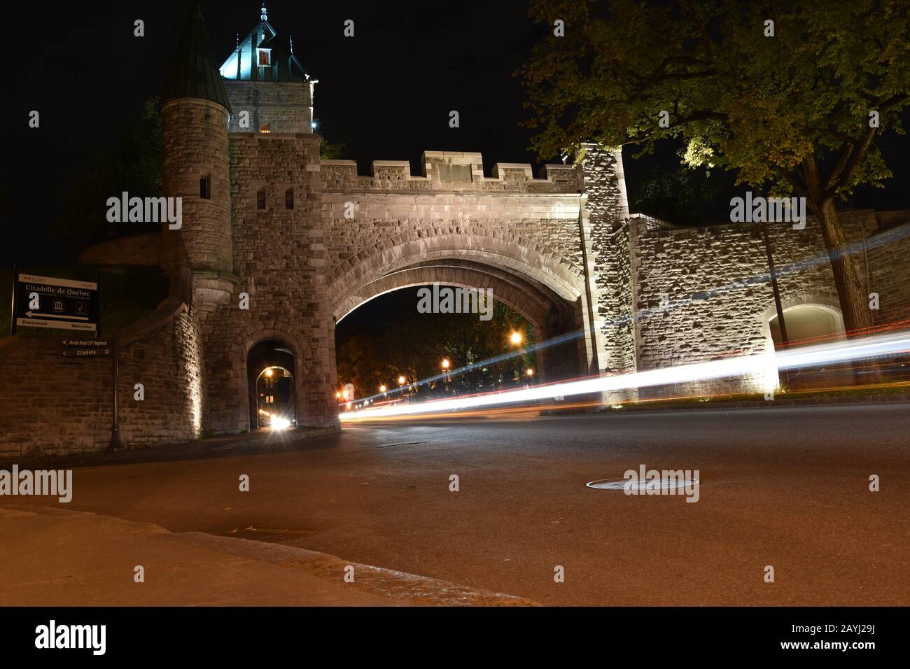 The Gates of Quebec City, one of the only walled cities in North ...
