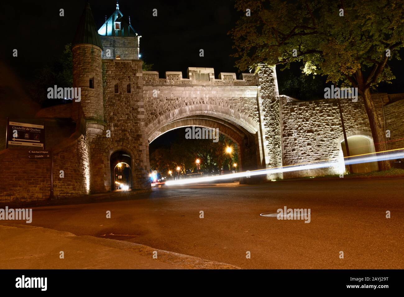 The Gates of Quebec City, one of the only walled cities in North ...