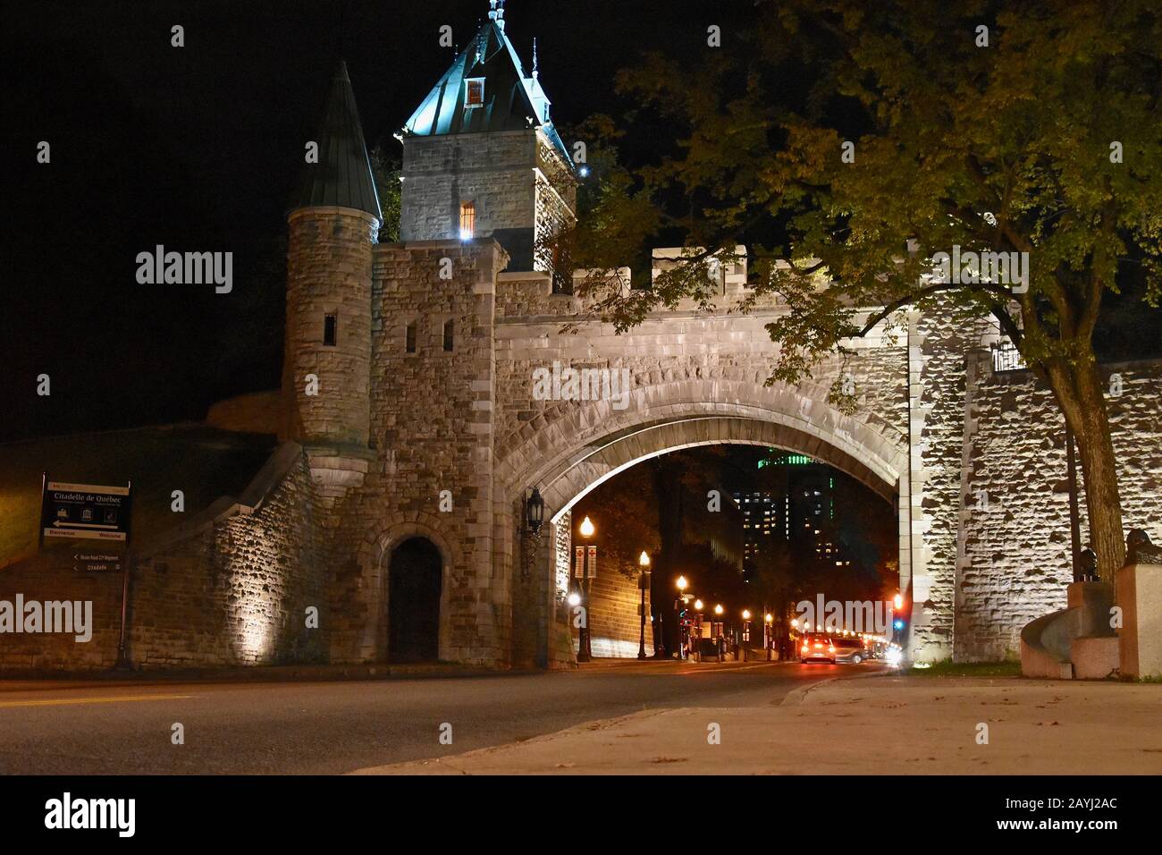 The Gates of Quebec City, one of the only walled cities in North ...
