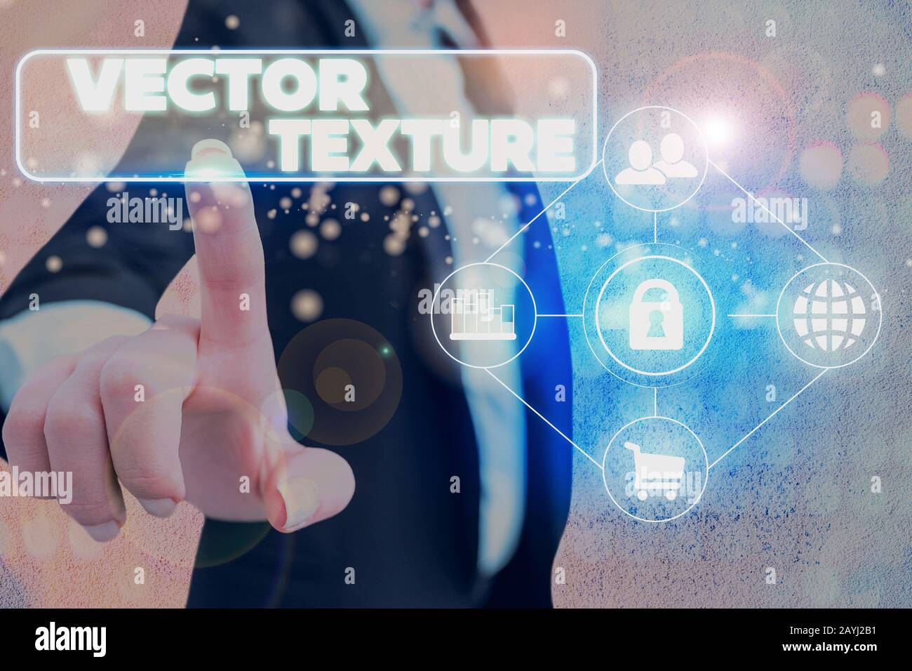 Handwriting text Texture. Conceptual photo A set of metrics calculated ...