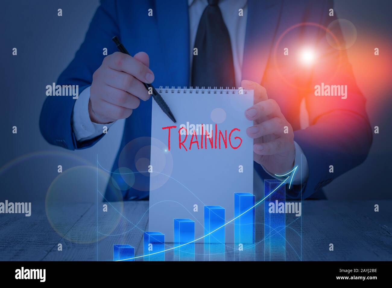 Conceptual hand writing showing Training. Concept meaning action of ...