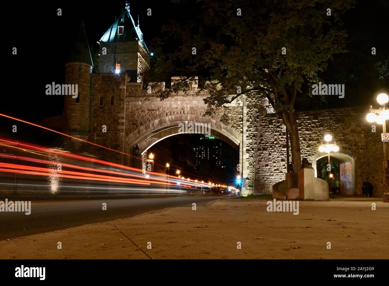 The Gates of Quebec City, one of the only walled cities in North ...