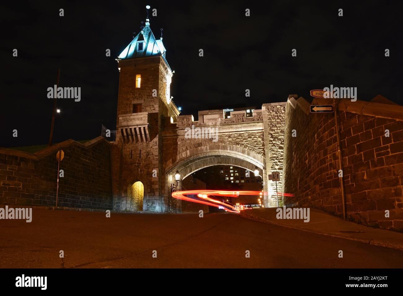 The Gates of Quebec City, one of the only walled cities in North ...