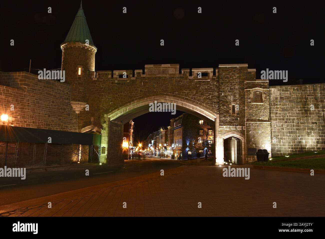 The Gates of Quebec City, one of the only walled cities in North ...