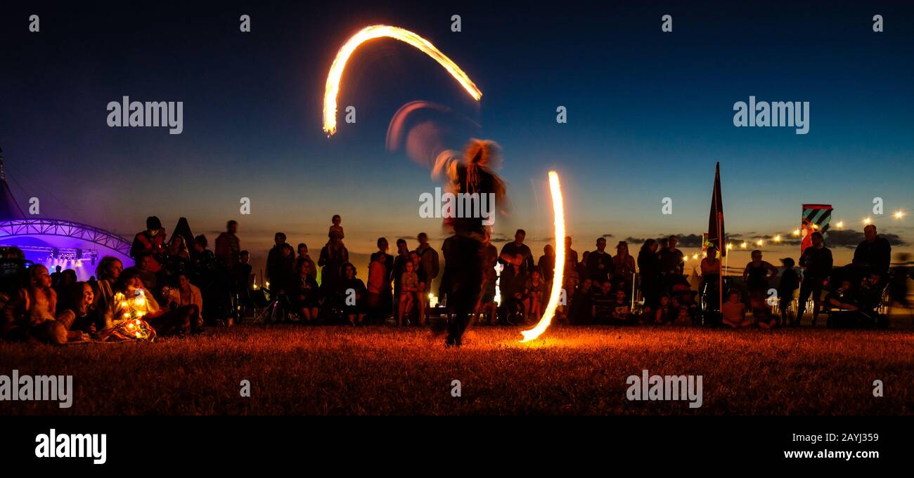 Fire performer hi-res stock photography and images - Alamy