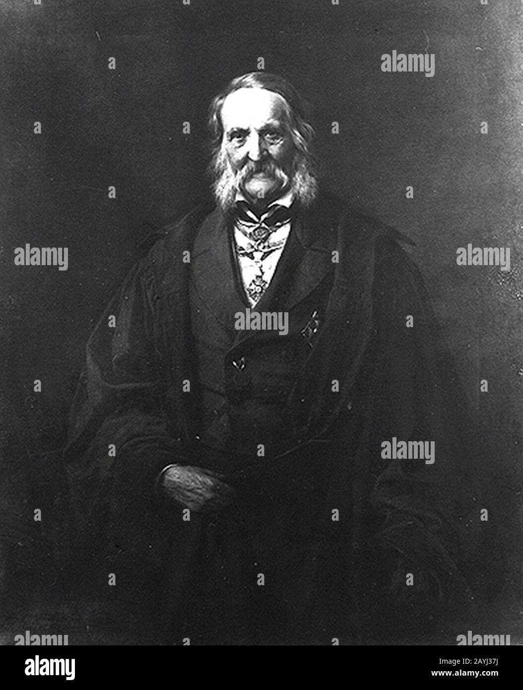 Franz Ernst Neumann by Carl Steffeck 1886 Stock Photo - Alamy