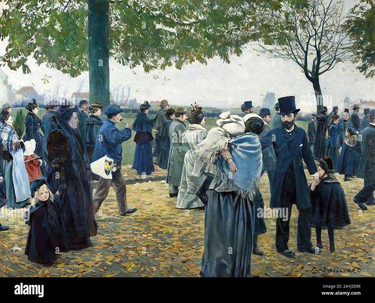 Franz Gailliard Le Cortège Stock Photo - Alamy