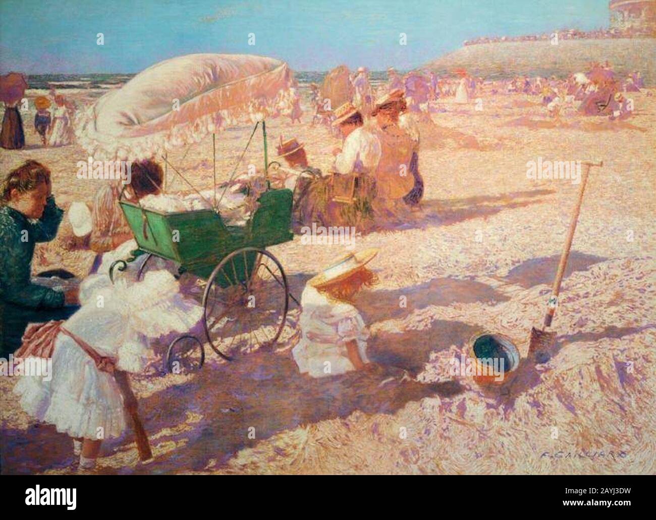 Franz Gailliard Au soleil Stock Photo - Alamy