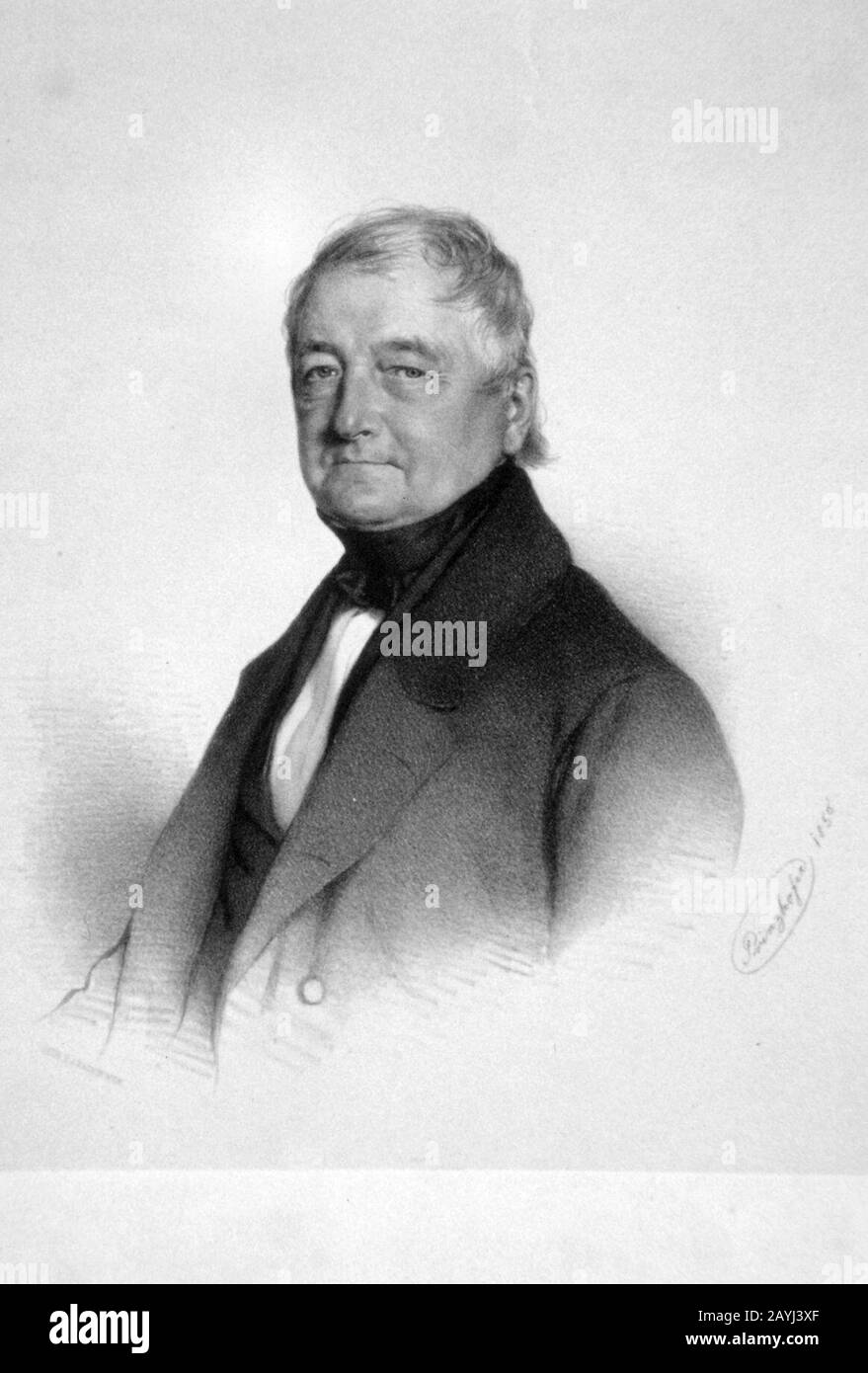 Franz Herman von Herrmansthal Litho Stock Photo - Alamy
