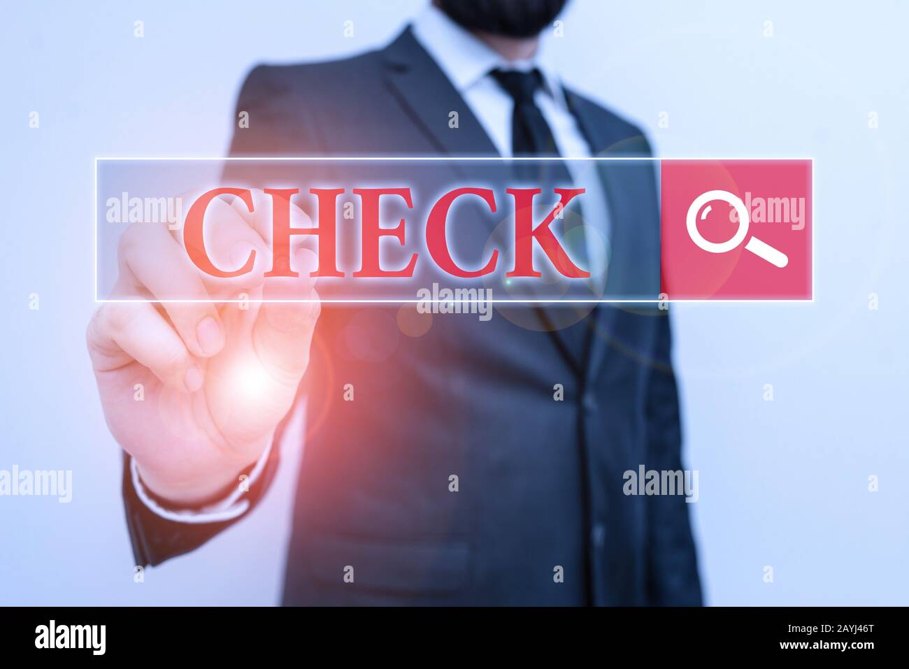 Handwriting text Check. Conceptual photo Mark Click on a box in order ...