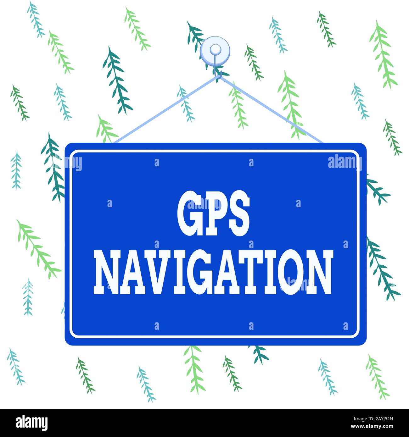 Handwriting text Gps Navigation. Conceptual photo the satellite ...