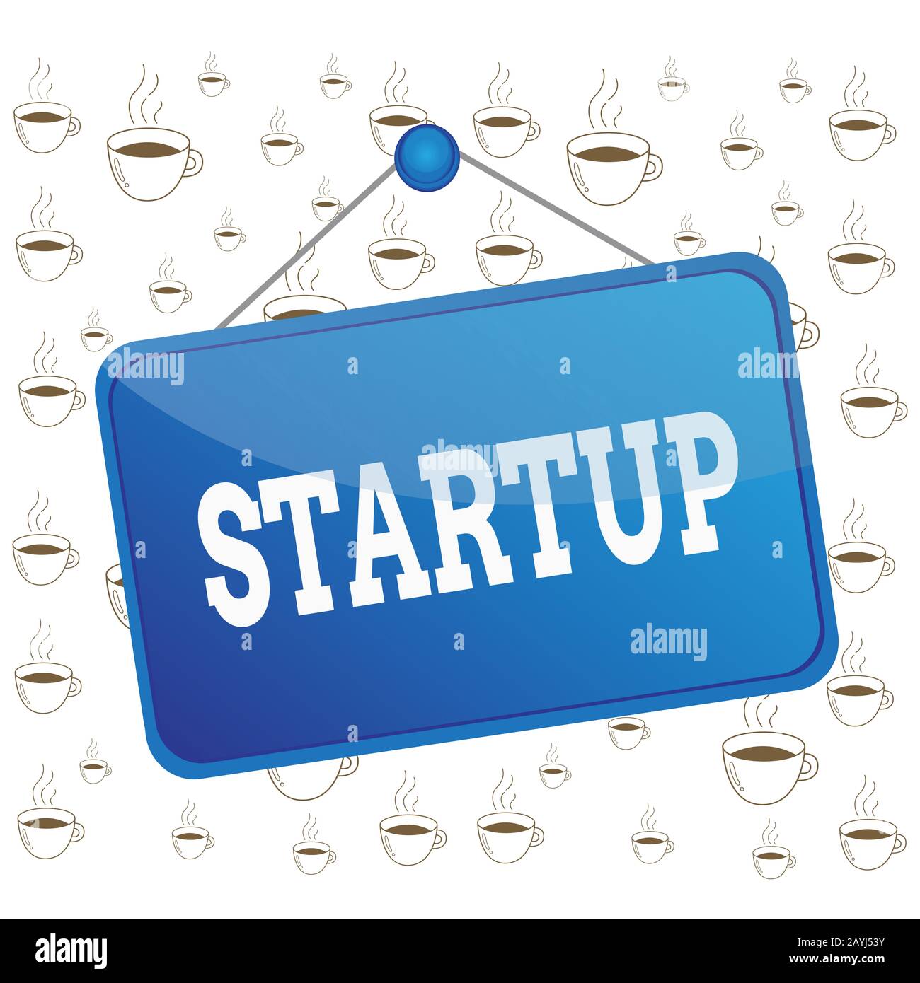 Writing note showing Startup. Business concept for the action of ...