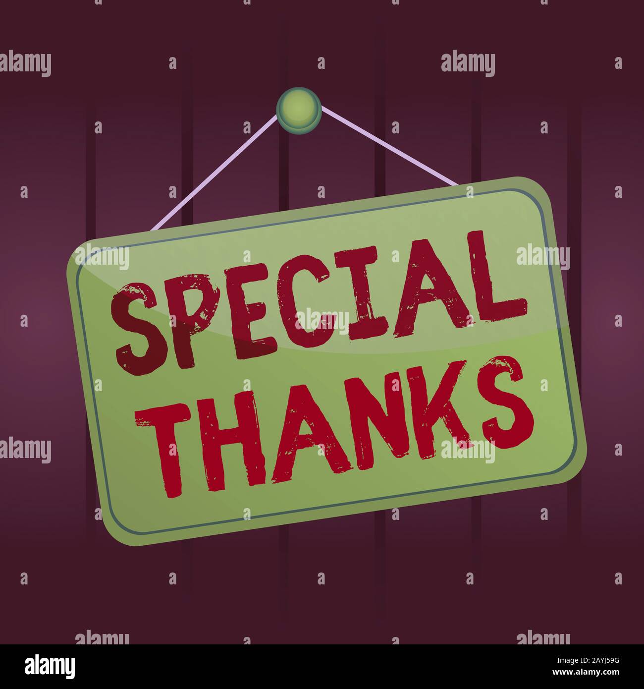 Writing note showing Special Thanks. Business concept for expression of ...