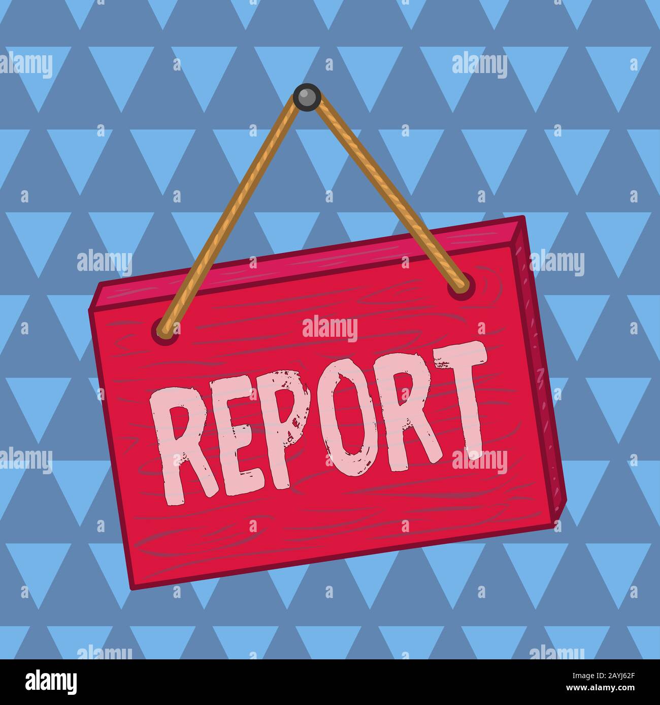 Text sign showing Report. Business photo showcasing give spoken or ...