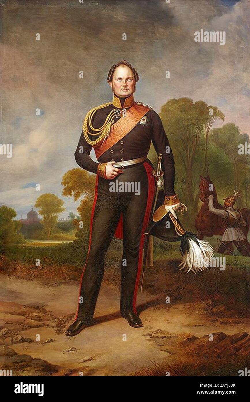 Franz Krüger - Friedrich Wilhelm IV (1844 Stock Photo - Alamy