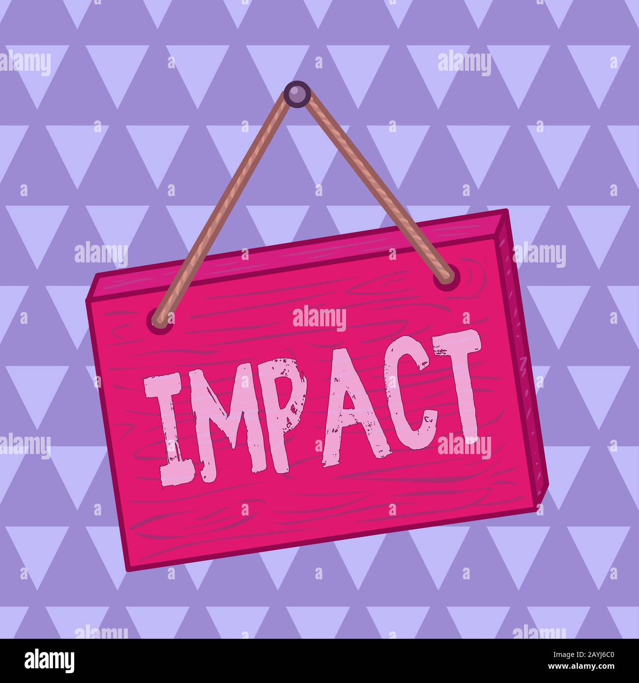 Text sign showing Impact. Business photo showcasing action of one ...