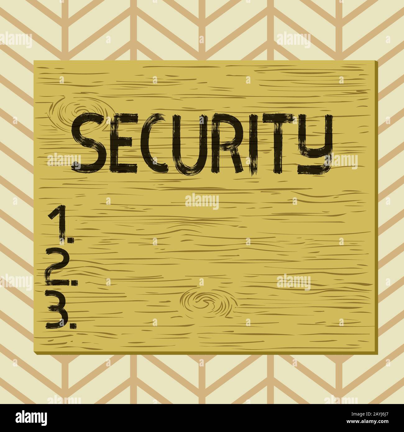 Writing Note Showing Security Business Concept For Measures Taken To