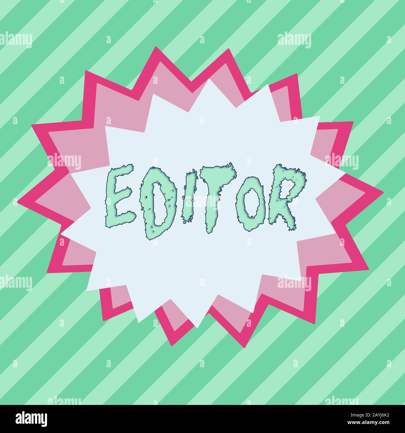 Conceptual hand writing showing Editor. Concept meaning demonstrating ...