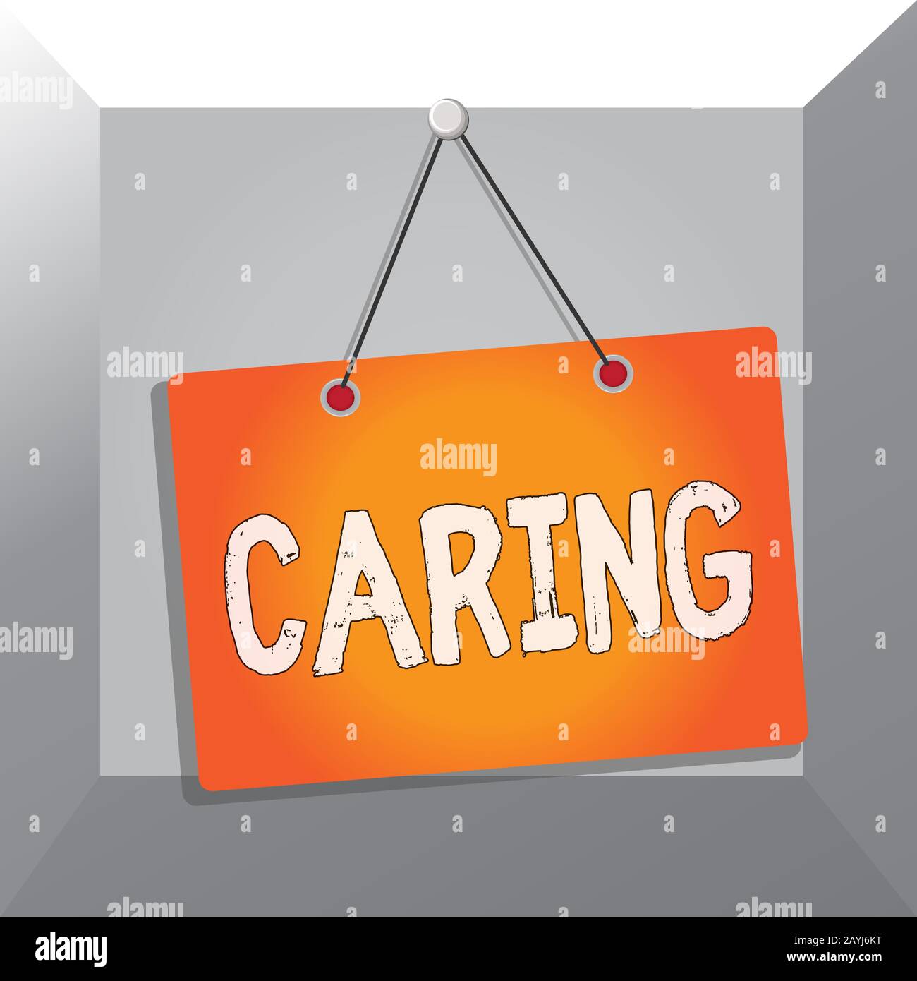 Conceptual hand writing showing Caring. Concept meaning practice of ...