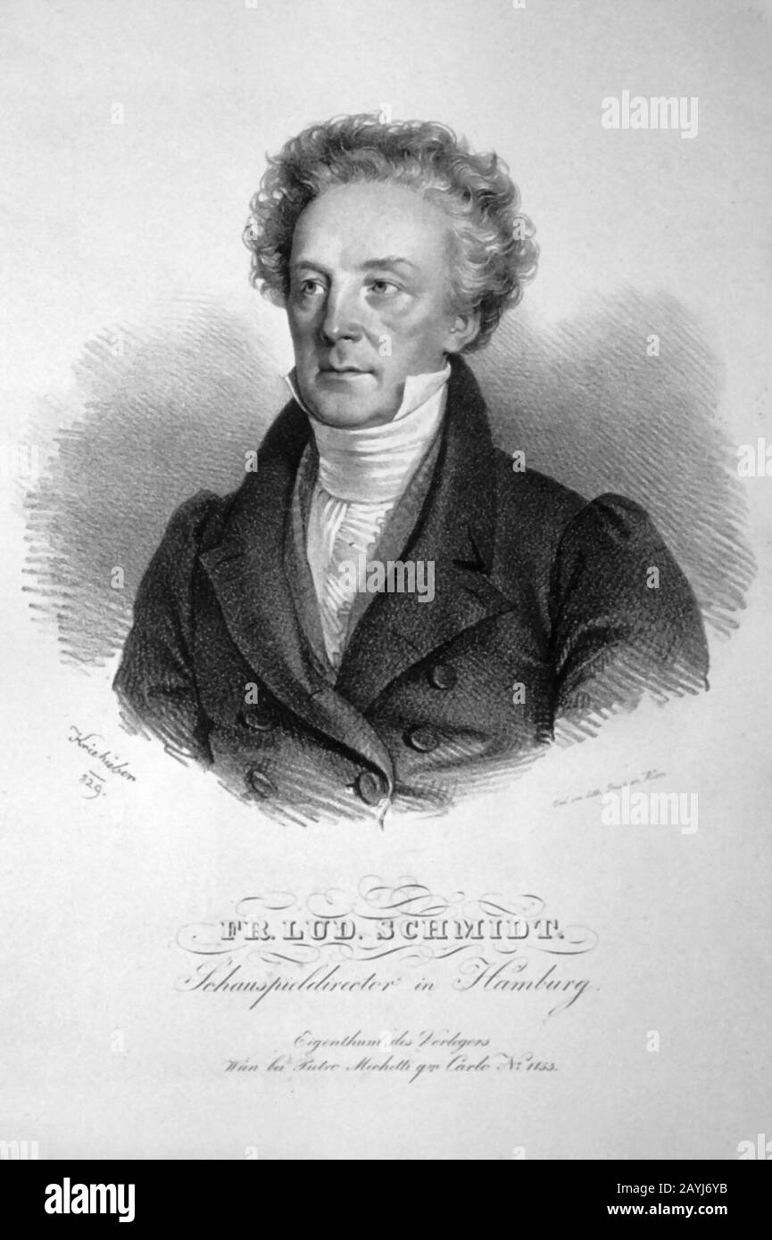 Franz Ludwig Schmidt Litho Stock Photo - Alamy