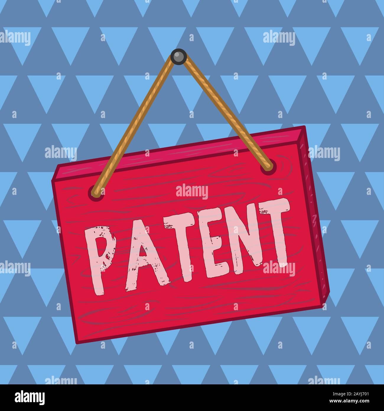 Text sign showing Patent. Business photo showcasing government ...