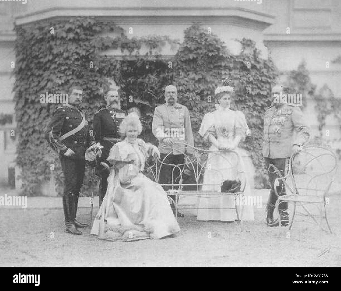 Franz Mandy - Carol I Regina Elisabeta Franz Josef Stock Photo - Alamy