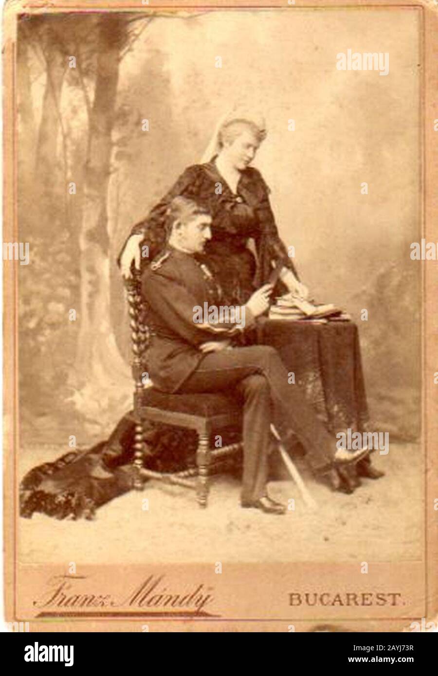 Franz Mandy - Carol I si Elisabeta Stock Photo - Alamy