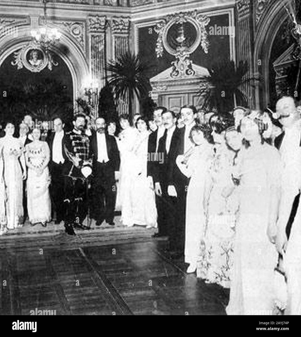 Franz Mandy - Balul Curtii din 1905 Stock Photo - Alamy