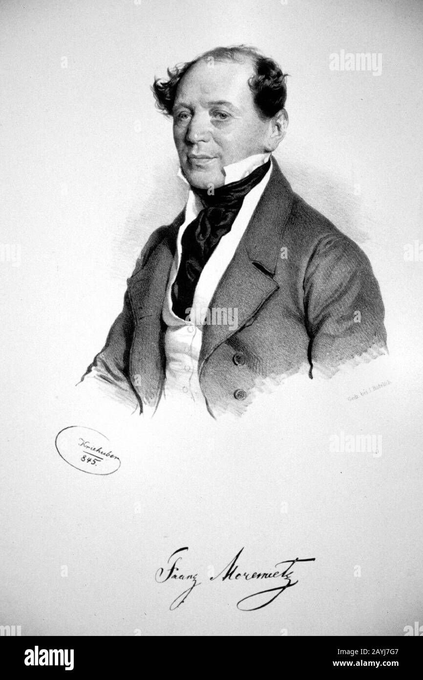 Franz Morawetz Litho Stock Photo - Alamy