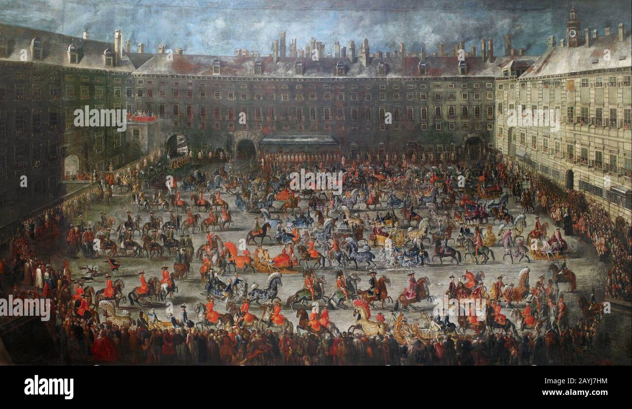 Franz Michael Augustin von Purgau - Sleighride of the Imperial Court ...