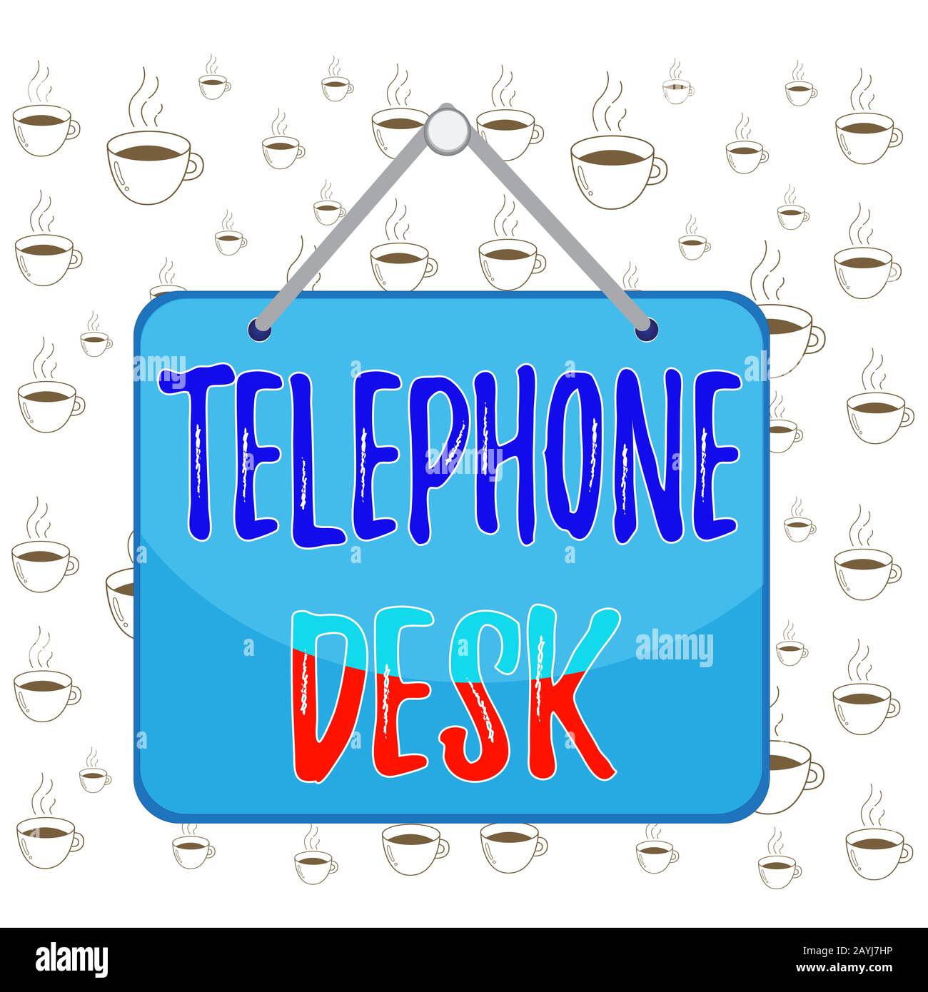Writing note showing Telephone Desk. Business concept for provide a ...