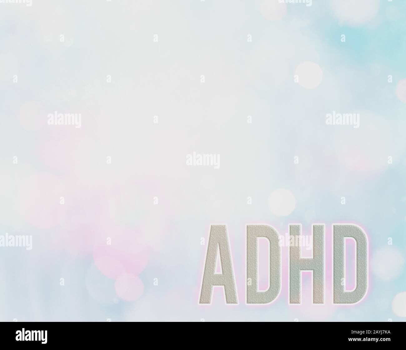 Handwriting text writing Adhd. Conceptual photo Mental health disorder ...