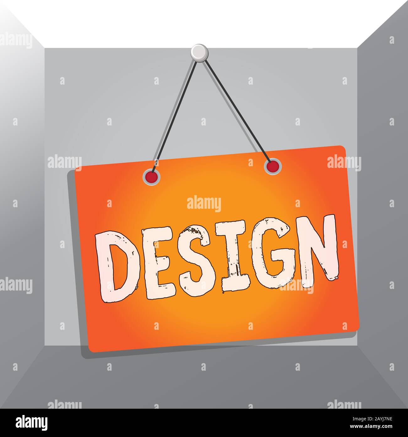 Conceptual hand writing showing Design. Concept meaning plan drawing ...