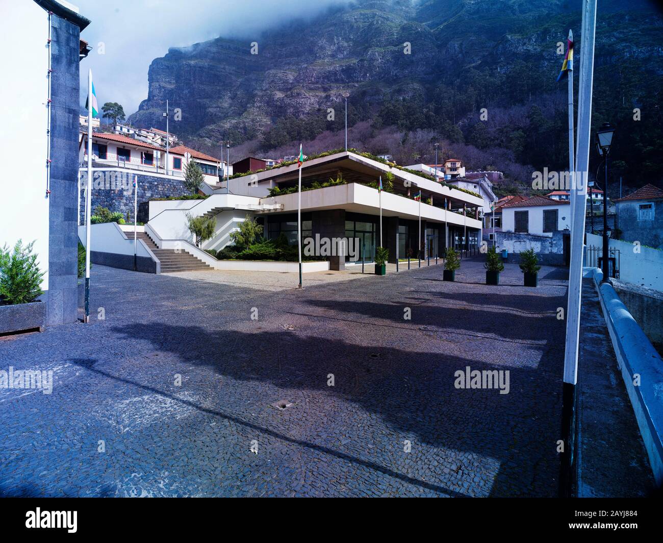 Library in the central area of the Nuns valley area on the holiday ...
