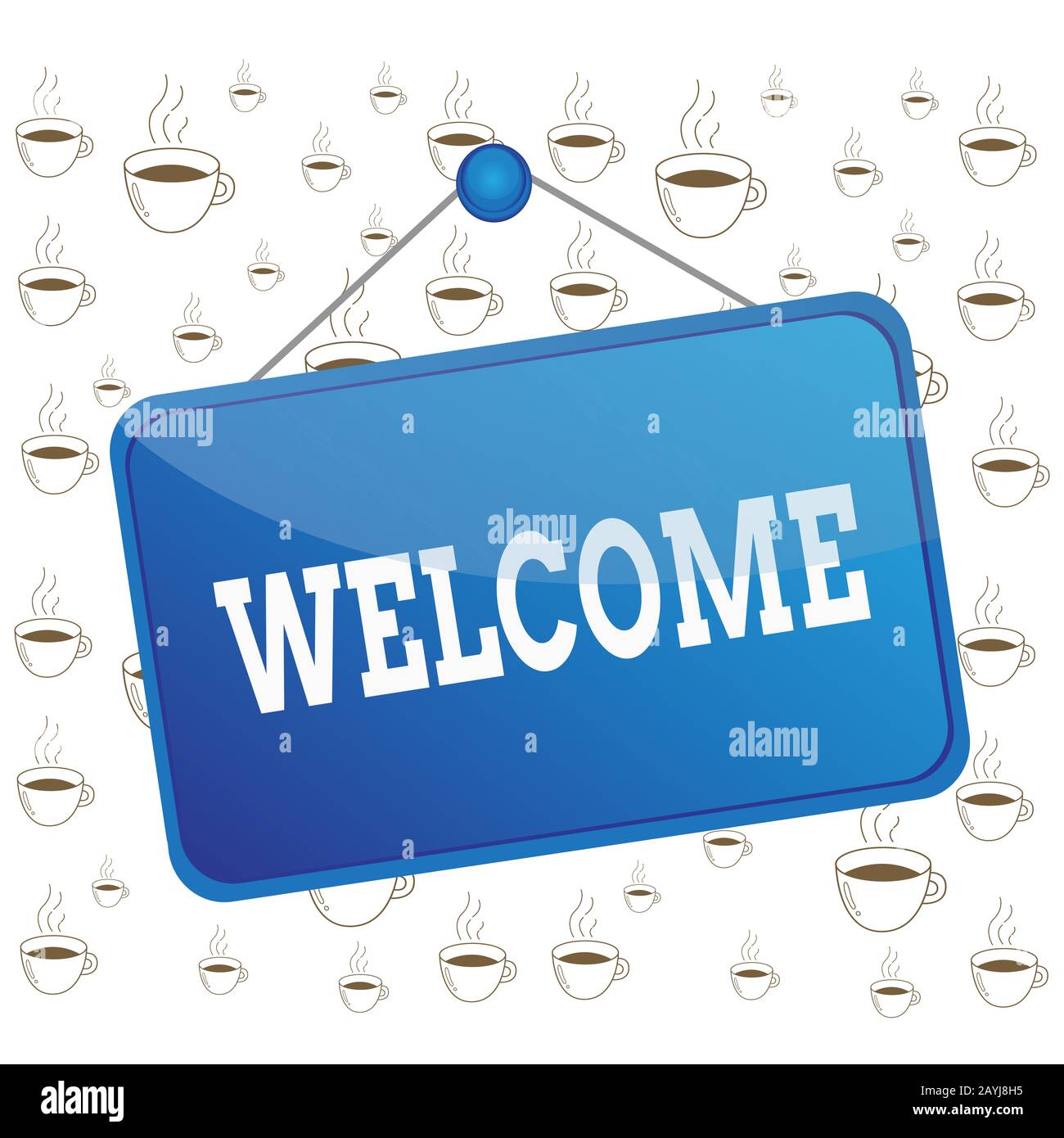 Writing note showing Welcome. Business concept for instance or ...