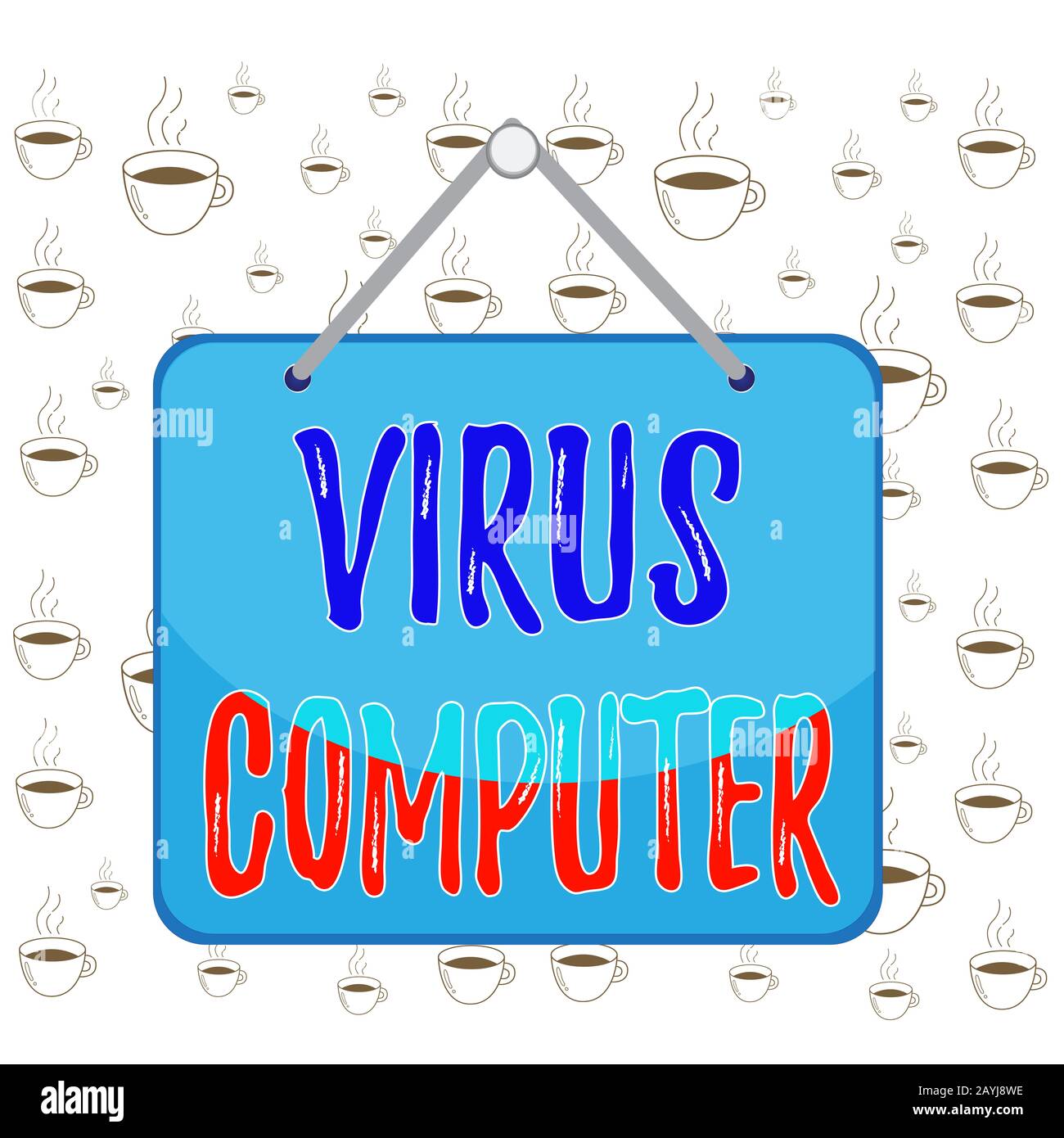 Writing note showing Virus Computer. Business concept for Malicious ...