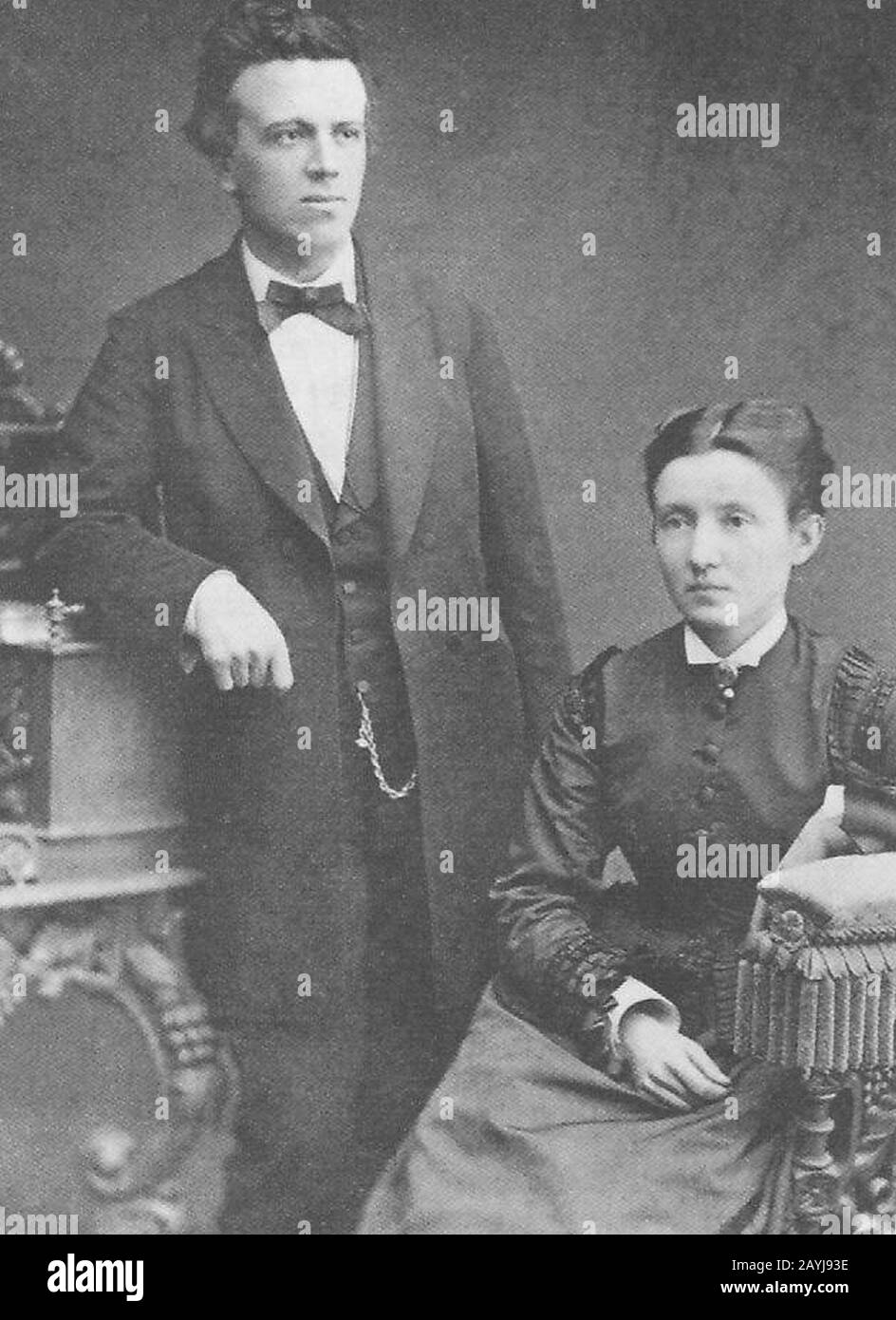 Franz und Ida Overbeck Stock Photo - Alamy