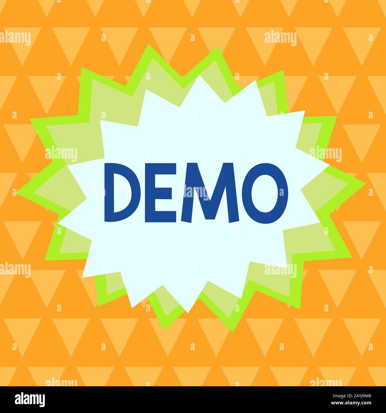 Handwriting text writing Demo. Conceptual photo Demonstration of a ...