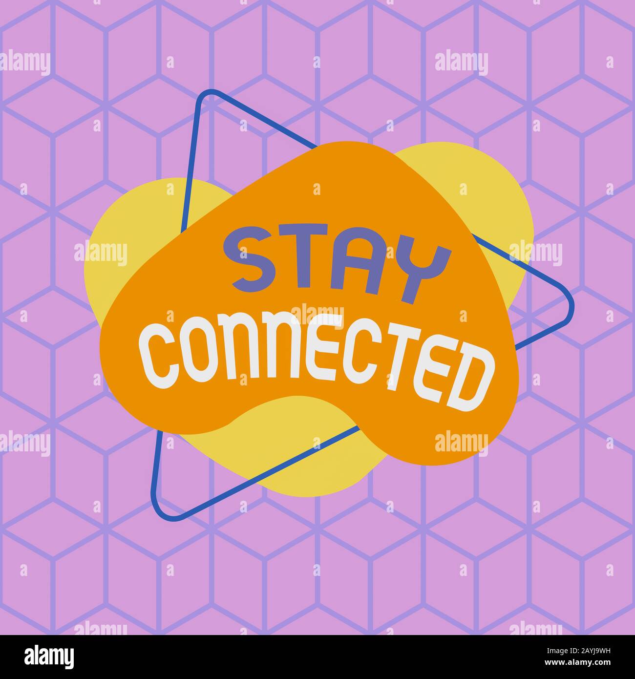 Conceptual hand writing showing Stay Connected. Concept meaning To keep ...