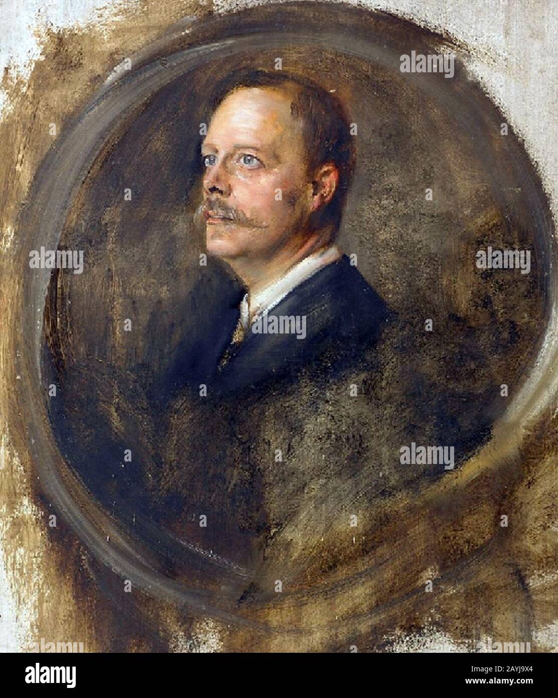 Franz von Lenbach Portraitstudie Chamberlain Stock Photo - Alamy